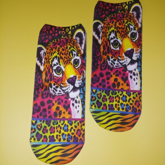 Lisa Frank | Accessories | Vintage Style Lisa Frank Cheetah Cub Footie ...